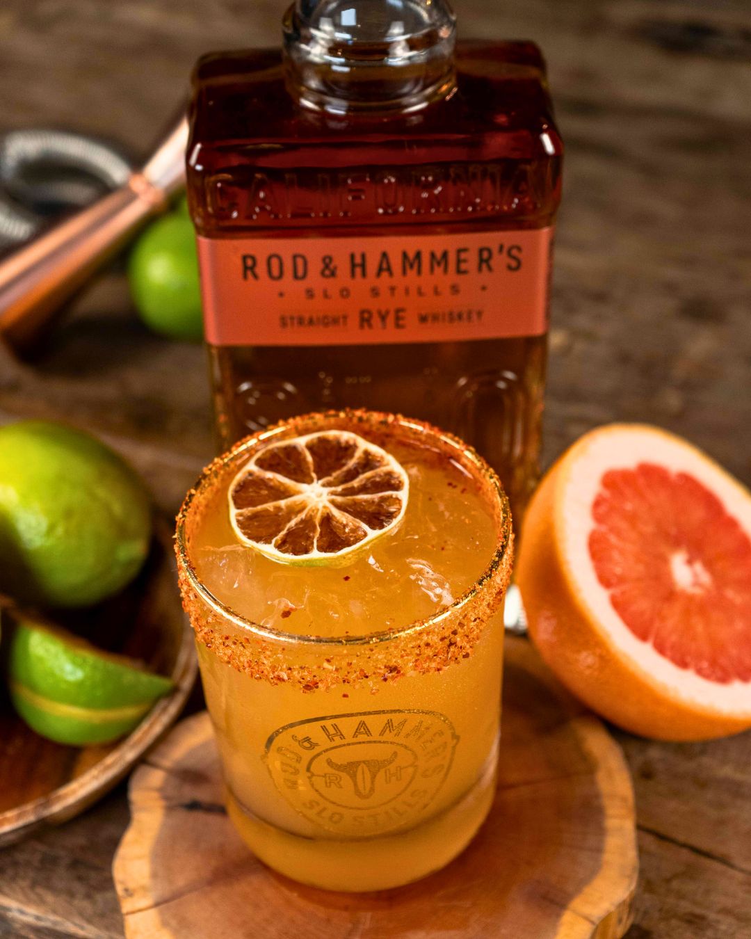 Rye Paloma Cocktail Recipe - Rod & Hammer's - California Whiskey