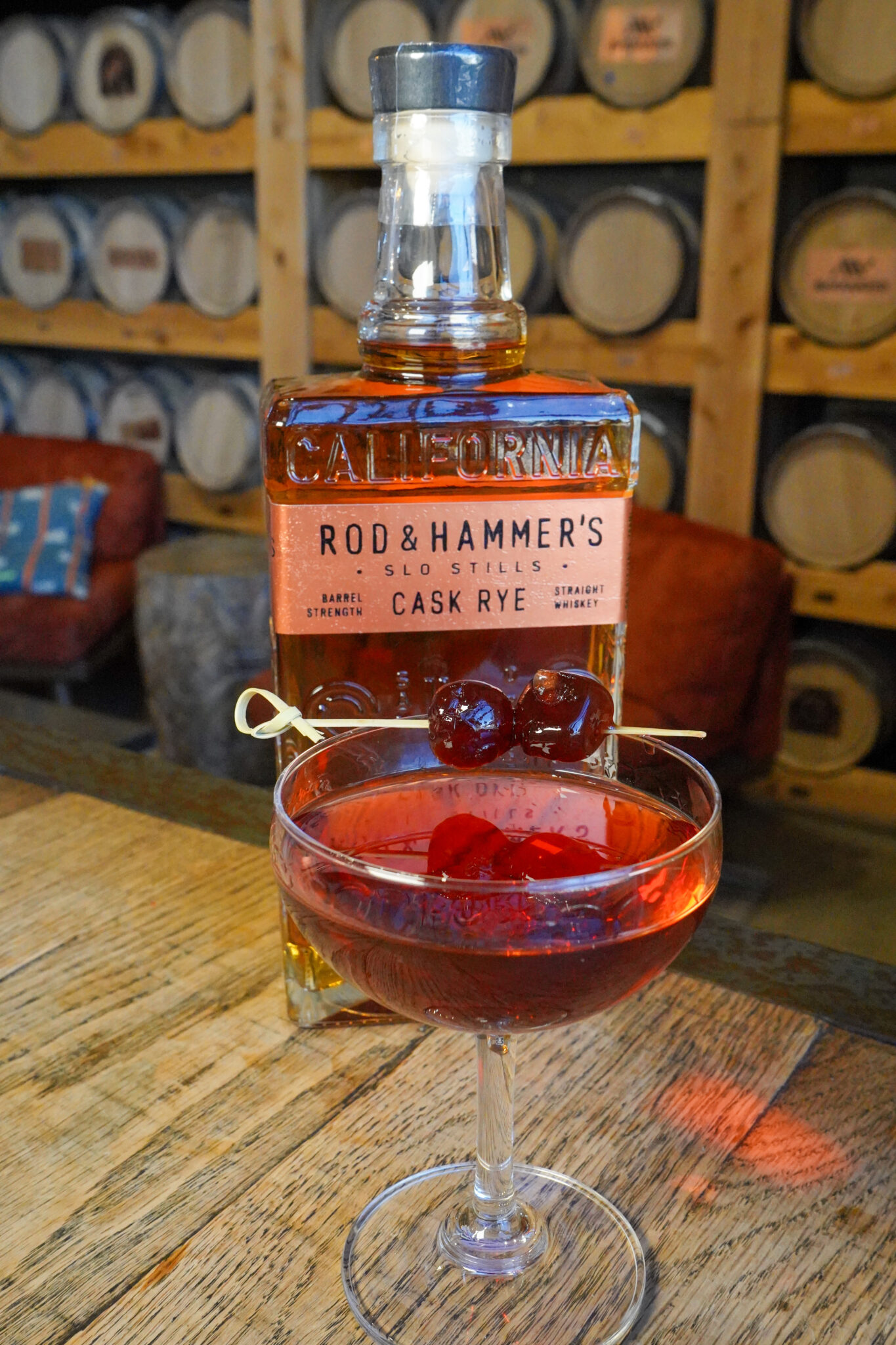 The Left Hand Cocktail Recipe - Rod & Hammer's - California Whiskey