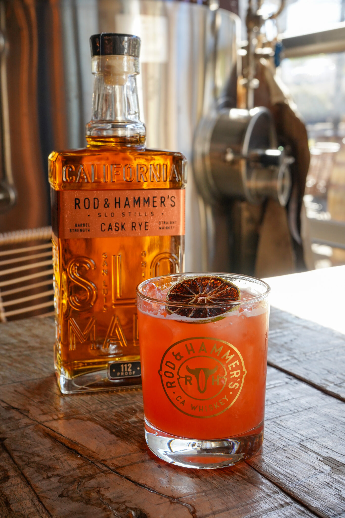 Red Hawk Rye Cocktail Recipe - Rod & Hammer's - California Whiskey
